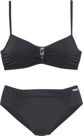 Lascana Damen Bügel-Bikini mit Pailletten