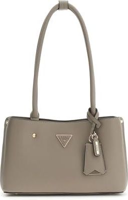 Guess sac &agrave; &eacute;paule Meridian II Shoulder Satchel Bag Dark Taupe