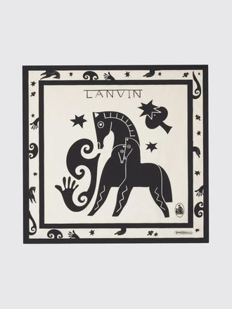 Lanvin Foulard Femme couleur Blanc