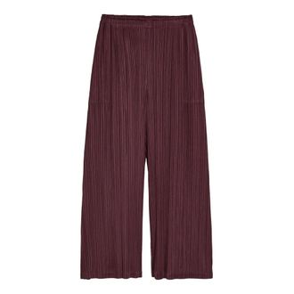 Issey Miyake Homme, Pantalons, Rouge, Taille: L Pleats Please Pants