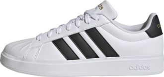 adidas Herren STREETTALK Shoes, FTWR White/core Black/Gold met., 45 1/3 EU