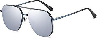 Generic Lunettes de soleil tendance polarisées pour hommes et femmes 2025 pour les vacances en plein air pare-soleil conduite (couleur : F, taille : moyenne)