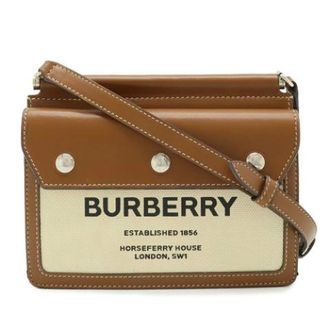 Burberry Sac bandouli&egrave;re Pochette en toile Pre-owned - Femme - Pre-owned - Brun - Taille: ONE Size