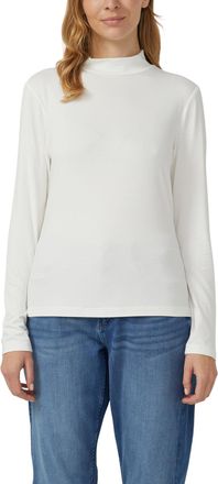 s.Oliver Slim Fit Jerseyshirt mit Stehkragen