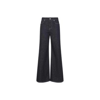 Marni Pantalon large en denim - Femme - Jeans - Bleu - Taille: 34 FR