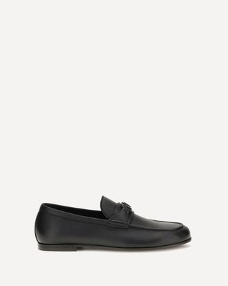 Valentino Garavani VLogo Signature Loafers in deer leather Male 41.5