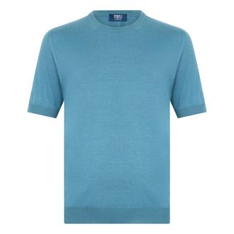 Fedeli Homme, Pulls, Bleu, Taille: L Pull &agrave; Manches Courtes