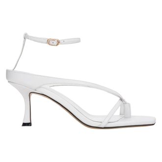 Estro & Luminara Femme, Chaussures, Blanc, Taille: 37 EU Sandales Style Tongs &Agrave; Talons