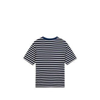 Maison Labiche T-shirt Chassaigne ray&eacute; en coton biologique