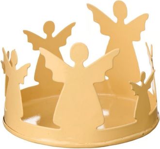 Ib Laursen Kerzenhalter f/Stumpenkerze Engel innen &Oslash;:7,5 cm H: 5,5 &Oslash;: 7,8