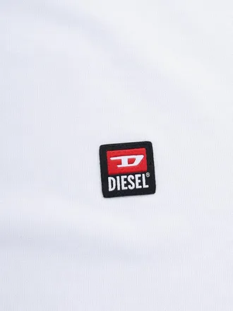 Diesel Rundhalsshirt Regular Fit mit Logo-Patch - T-JUST 250221