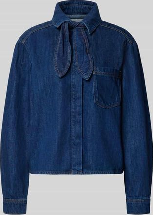 Marc O'Polo Denim Relaxed Fit Jeansbluse aus Baumwoll-Lyocell-Mix
