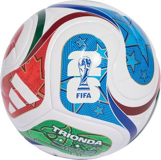adidas Unisex Kids FIFA World Cup 26 Trionda League Junior 290 Ball White/Royal Blue/Solar Blue/Power Red 5
