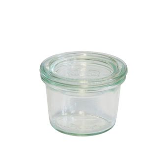 axentia Weck Dessertglas, Hochwertige Vorspeisengl&auml;ser, Sturzform mit Glasdeckel, Weck Gl&auml;ser f&uuml;r Vorspeisen und Desserts, ideal zum Anrichten und Pr&auml;sentiere