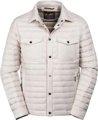 Moorer Homme, Vestes, Beige, Taille: 2XL Bersan-S3 Overshirt