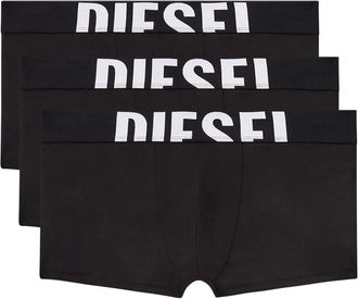Diesel Homme, Sous-v&ecirc;tements, Noir, Taille: XL Ensemble de boxers en microfibre ultra douce