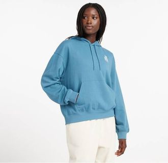 New Balance Damen Kapuzensweat New Balance French Terry Oversized Peace Hoodie