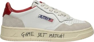 Autry Femme, Chaussures, Blanc, Taille: 41 EU Medalist Low