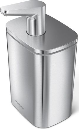 Simplehuman Simplehuman Puls-Seifenspender aus Gebürstetem Edelstahl in der Farbe Silber 473ml, Maße: 18cm x 9,9cm, KT1188
