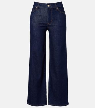 Frame Denim Jean ample Le Slim Palazzo Crop