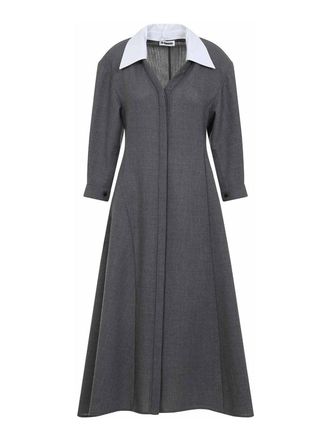 Jil Sander Maxi Robe - Gris