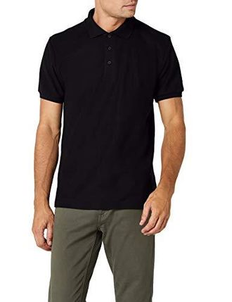 Fruit Of The Loom SS033M - Polo - Homme, Noir (Black), XX-Large