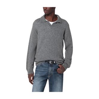 Roberto Collina Polo Skipper ML - Homme - Tops - Gris - Taille: S