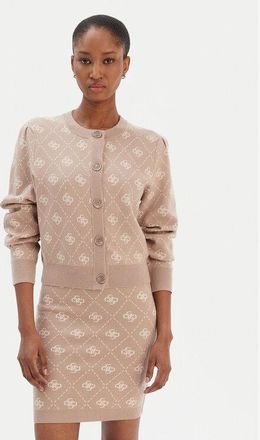 Guess Strickjacke W4BR0D Z3JD2 Beige Regular Fit