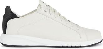 Geox Homme U Aerantis A Basket, White Black, 44 EU