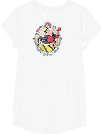 Disney Villains Queen of Hearts Wonderland Illustrated Style T-Shirt