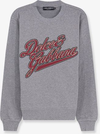 Dolce & Gabbana Cotton sweatshirt with front embroidery - DOLCE & GABBANA - gender_Man