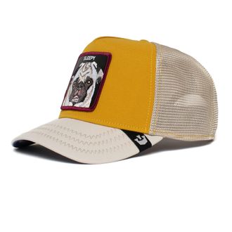 Goorin Brothers The Farm Updog Capsule Trucker Hat, Yellow Nap-Life, Einheitsgr&ouml;&szlig;e