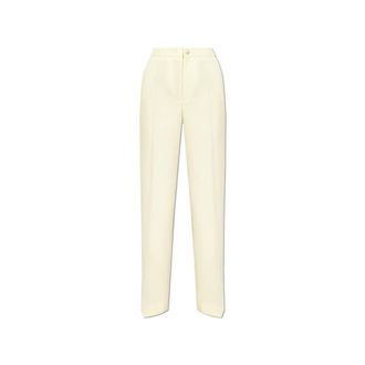 Moncler Bundfaltenhose - - Trousers - Damen - Wei&szlig; - S