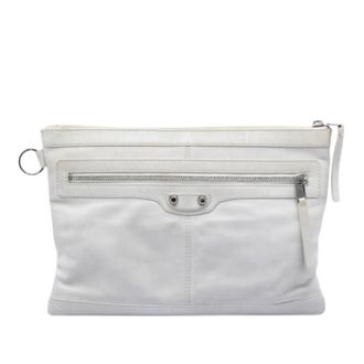Balenciaga Sac pochette Pre-owned - Femme - Pre-owned - Blanc - Taille: ONE Size
