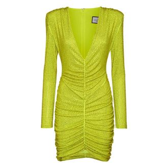 Philipp Plein Kurzes Kleid - - Dresses - Damen - Gelb - XS