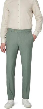 Daniel Hechter Herren Hose grün Schurwoll-Stretch