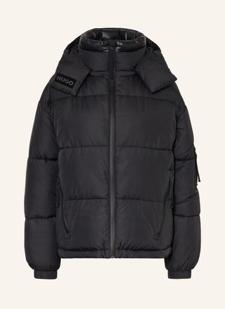HUGO BOSS Hugo Steppjacke Farida Mit Abnehmbarer Kapuze schwarz