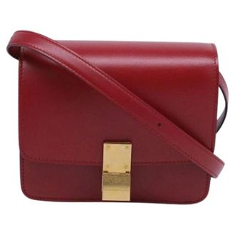 Celine Sac bandouli&egrave;re vintage Pre-owned - Femme - Pre-owned - Rouge - Taille: ONE Size
