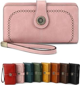 Generic Portefeuille tendance à fermeture éclair pour femme, portefeuille à fermeture éclair pour femme, portefeuille pour femme, imperméable, antivol, J, 19C