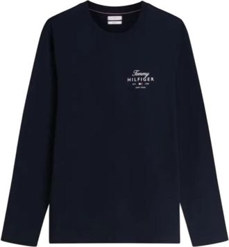 Tommy Hilfiger Mw0Mw43225Dw5 Langarmshirt - - Tops - Herren - Blau - S