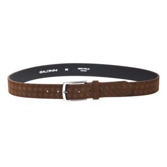 Baldinini Homme, Accessoires, Brun, Taille: 100 CM Woven Suede Belt