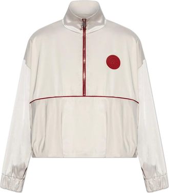 Gestuz Femme, Sweatshirts et sweats &agrave; capuche, Beige, Taille: 38 FR GZBXGricky Track Jacket