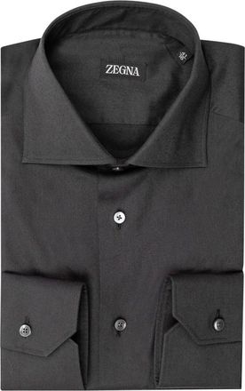 Ermenegildo Zegna Homme, Chemises, Noir, Taille: 3XL Formal Chemises