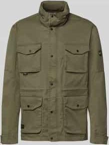 Camel Active Regular Fit Fieldjacket mit Logo-Applikation