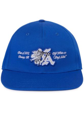Off-white casquette en coton - Bleu