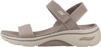 Skechers Femme, Chaussures, Brun, Taille: 36 EU GO Walk Arch Fit 2.0 Sandal