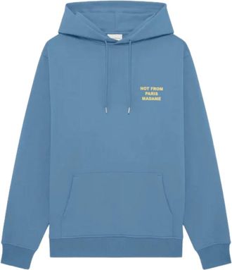 Dr&ocirc;le de Monsieur Homme, Sweatshirts et sweats &agrave; capuche, Bleu, Taille: XL Slogan Sweat &agrave; capuche