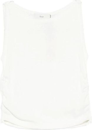 Dunst Femme, Tops, Blanc, Taille: 42 FR Ruched Side Tank Top