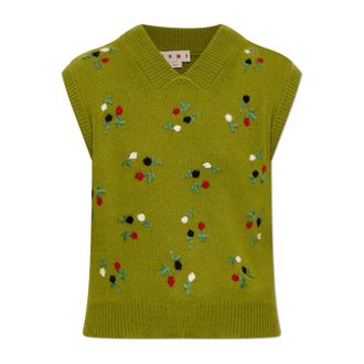 Marni Wollweste - - Knitwear - Damen - Gr&uuml;n - S
