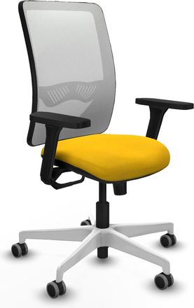Piqueras y Crespo Schreibtischstuhl mit Gummir&auml;dern Zulema mit 3D-Armen, h&ouml;henverstellbare Lendenwirbelst&uuml;tze, ausgestattet mit Sincro 3-Positionen und Schneideschaum, 
